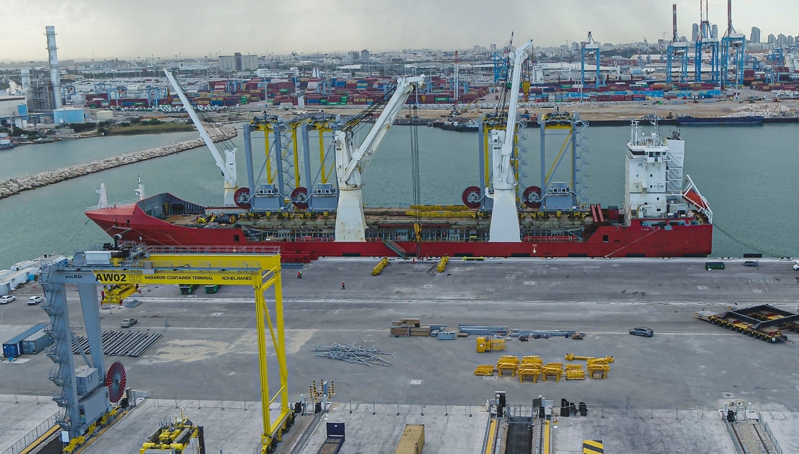 Hadarom Port Container Terminal - Ashdod / Israel | Steconfer